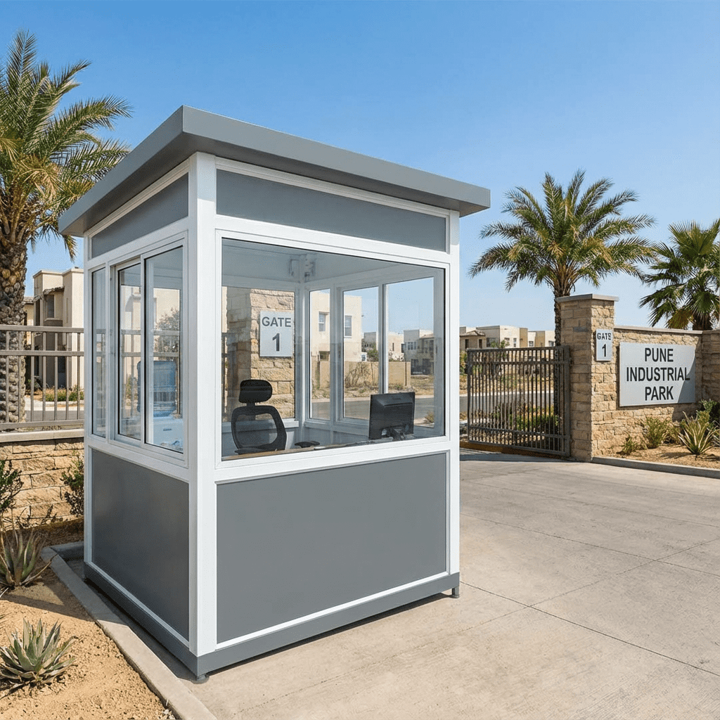 Security Cabins | Portable & Prefabricated Guard Booths in India